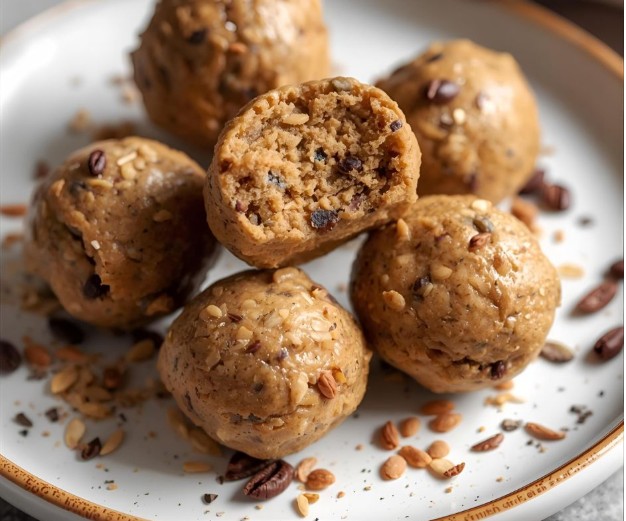 Raw Vegan Cookie Dough Bites: Low-Glycemic Snack